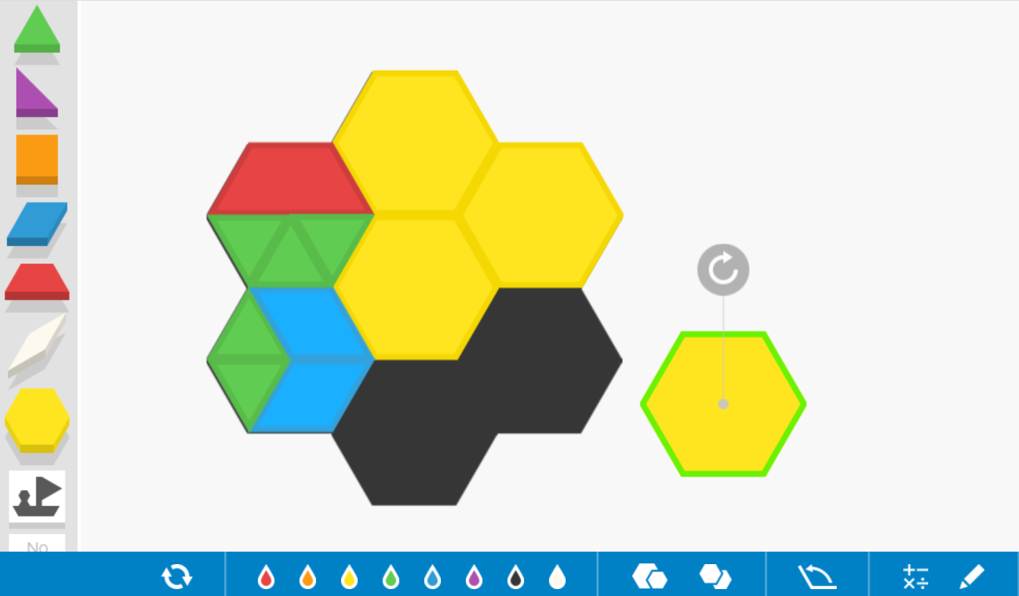 Pattern blocks online - Formaciones y Asesoramiento de Matemáticas ...